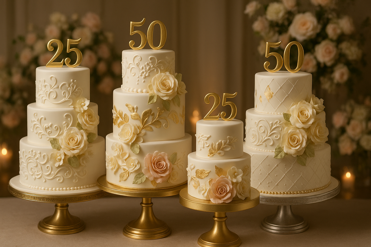 Milestone Anniversary Cakes that’ll Make you go WOW – Coreeat
